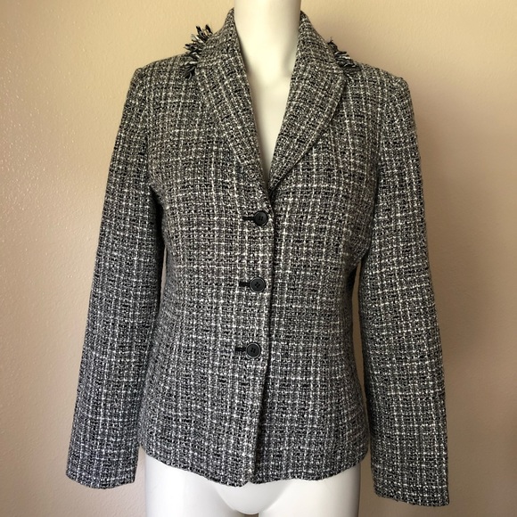 Apostrophe | Jackets & Coats | Apostrophe Tweed Jacket Blazer | Poshmark